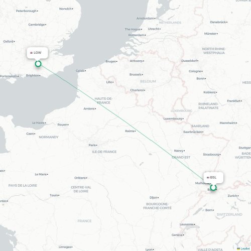 Flights from Basel, Switzerland/Mulhouse to London – Schedules ...