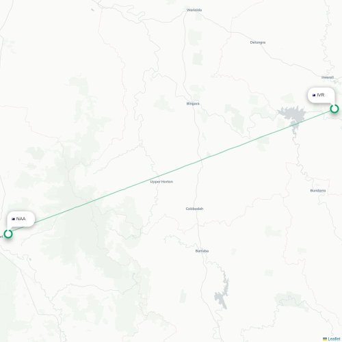 Direct (non-stop) flights from Inverell Airport (IVR) | eoob.com.au