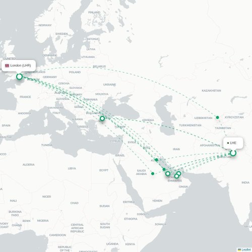 Flights from Lahore to London – Schedules & Airlines | eoob.uk