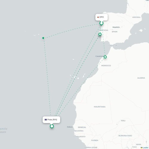 Voos de Porto para Cidade da Praia – Horários e companhias aéreas | eoob.pt