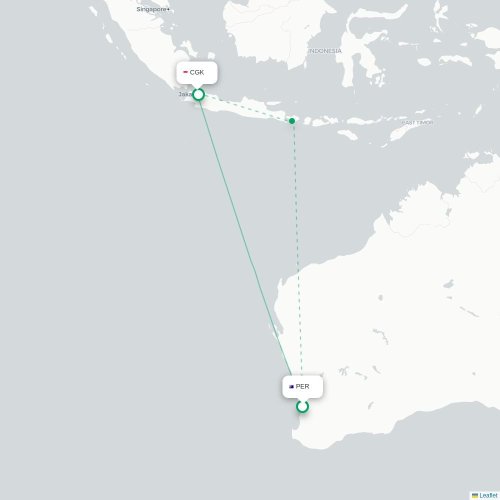 Flights from Perth to Jakarta – Schedules & Airlines | eoob.com.au