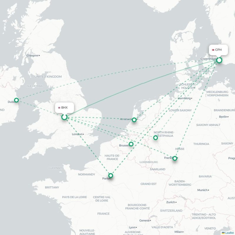 Flights from Birmingham to Copenhagen – Schedules & Airlines | eoob.uk