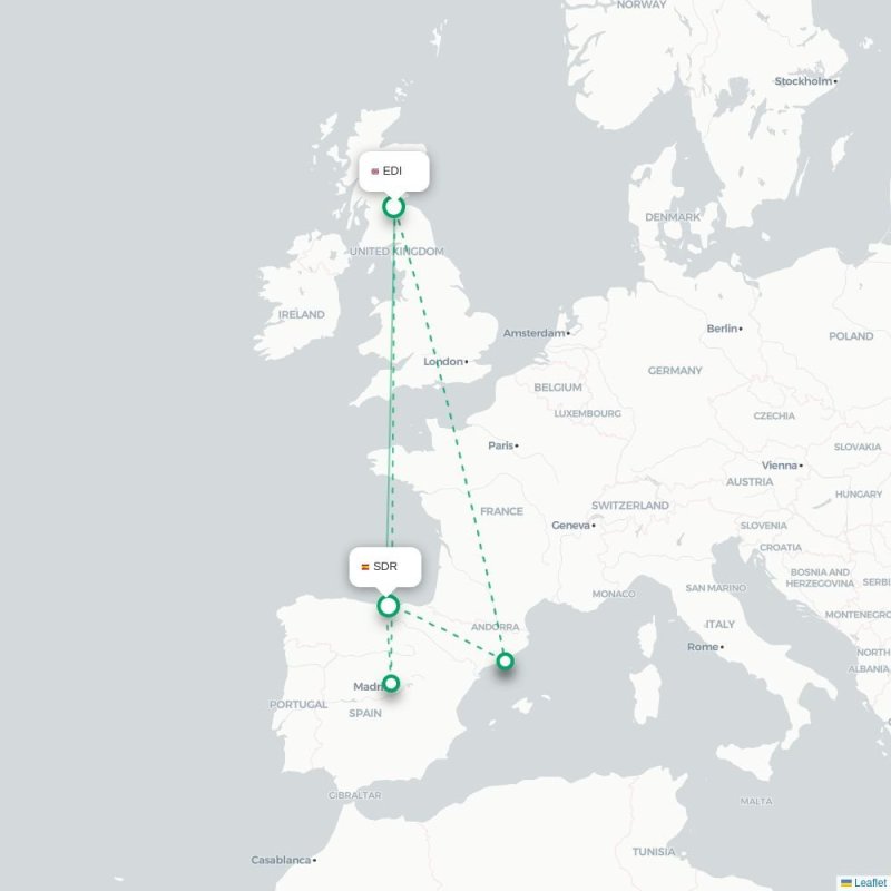 Flights from Edinburgh to Santander – Schedules & Airlines | eoob.uk