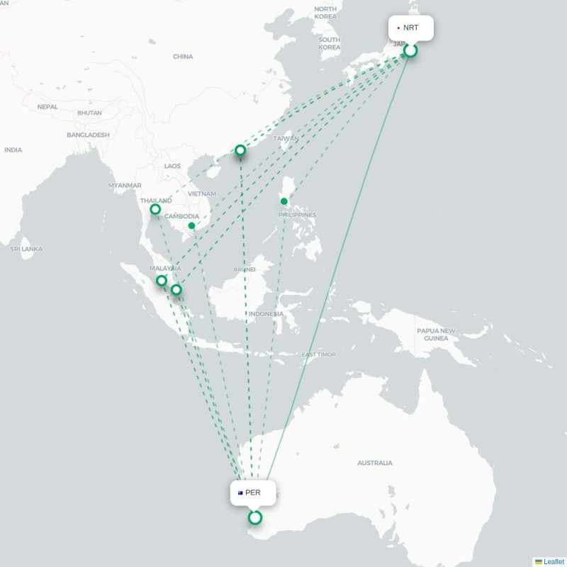 Flights from Tokyo to Perth – Schedules & Airlines | eoob.com.au