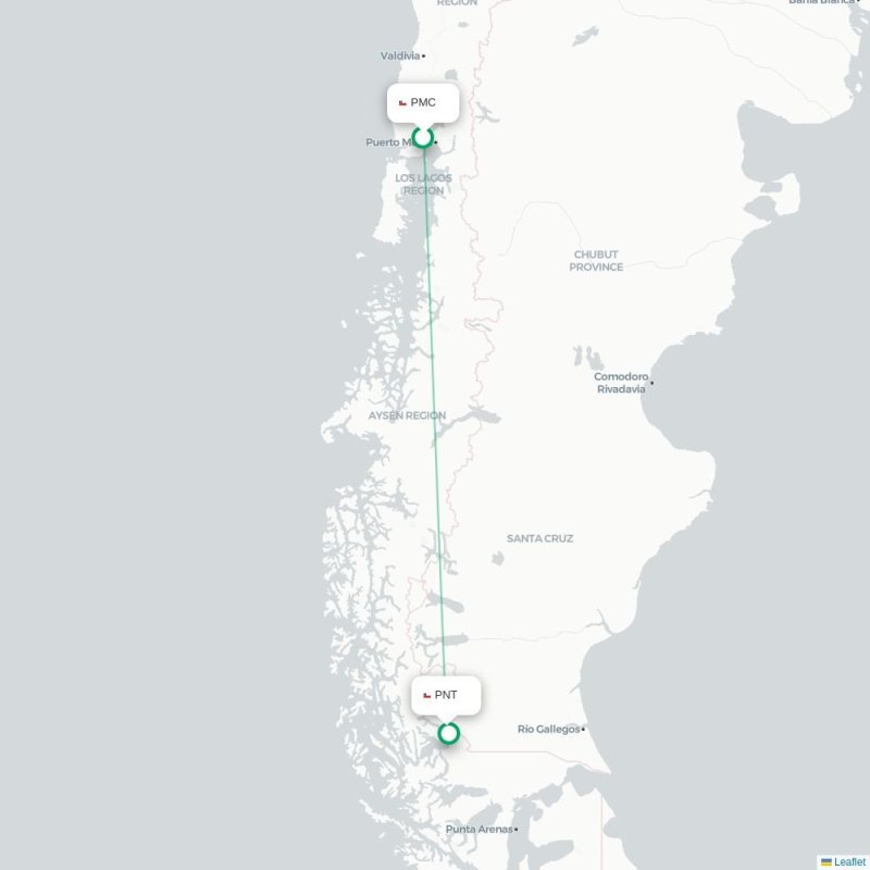 Vuelos de Puerto Montt a Puerto Natales – Horarios y aerolíneas | eoob.cl