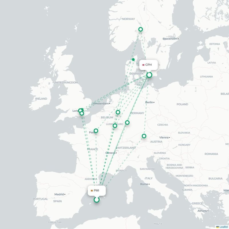 Fly fra Palma de Mallorca til København – Tidsplaner & flyselskaber ...
