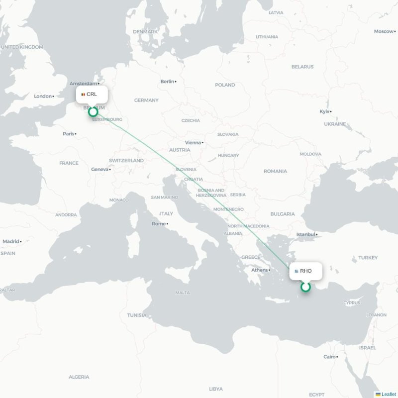 Vluchten van Rodos naar Brussel – dienstregelingen & maatschappijen ...