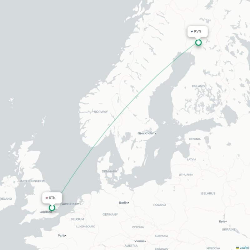 Lennot Lontoo – Rovaniemi – Aikataulut & lentoyhtiöt | eoob.fi