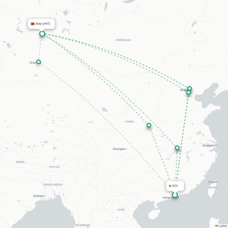 从 深圳 飞往 阿勒泰 的航班 – 时刻表和航空公司 | eoob.com.cn