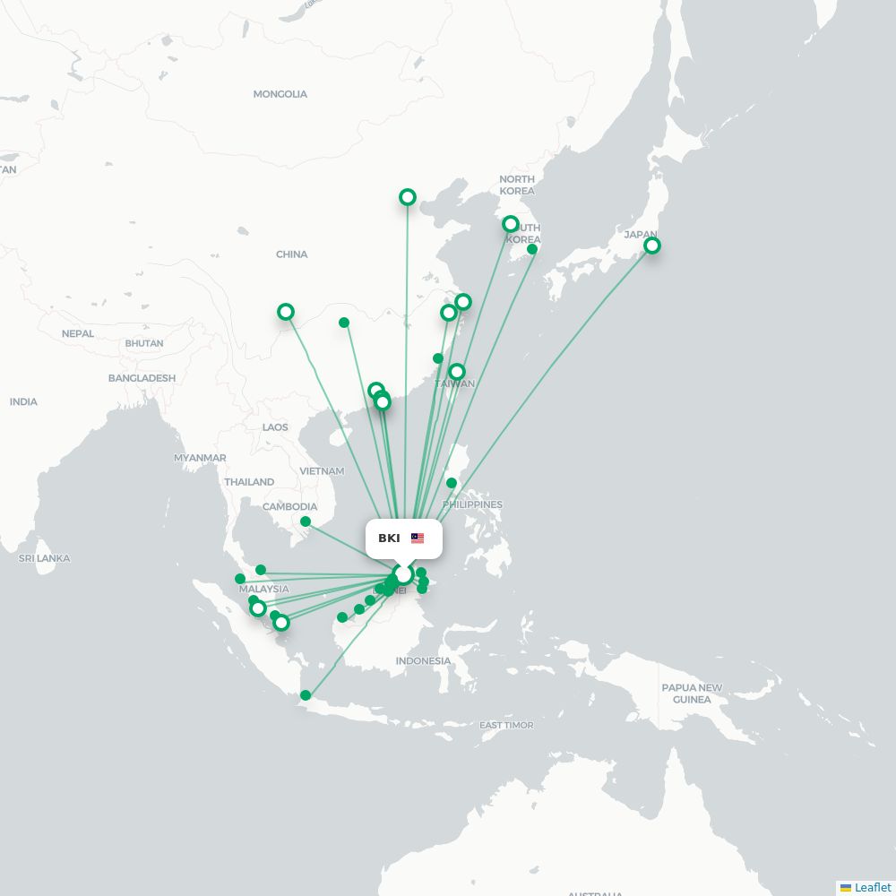 亚庇 (BKI) 机场 信息、航班与状态 信息 | eoob.com.cn