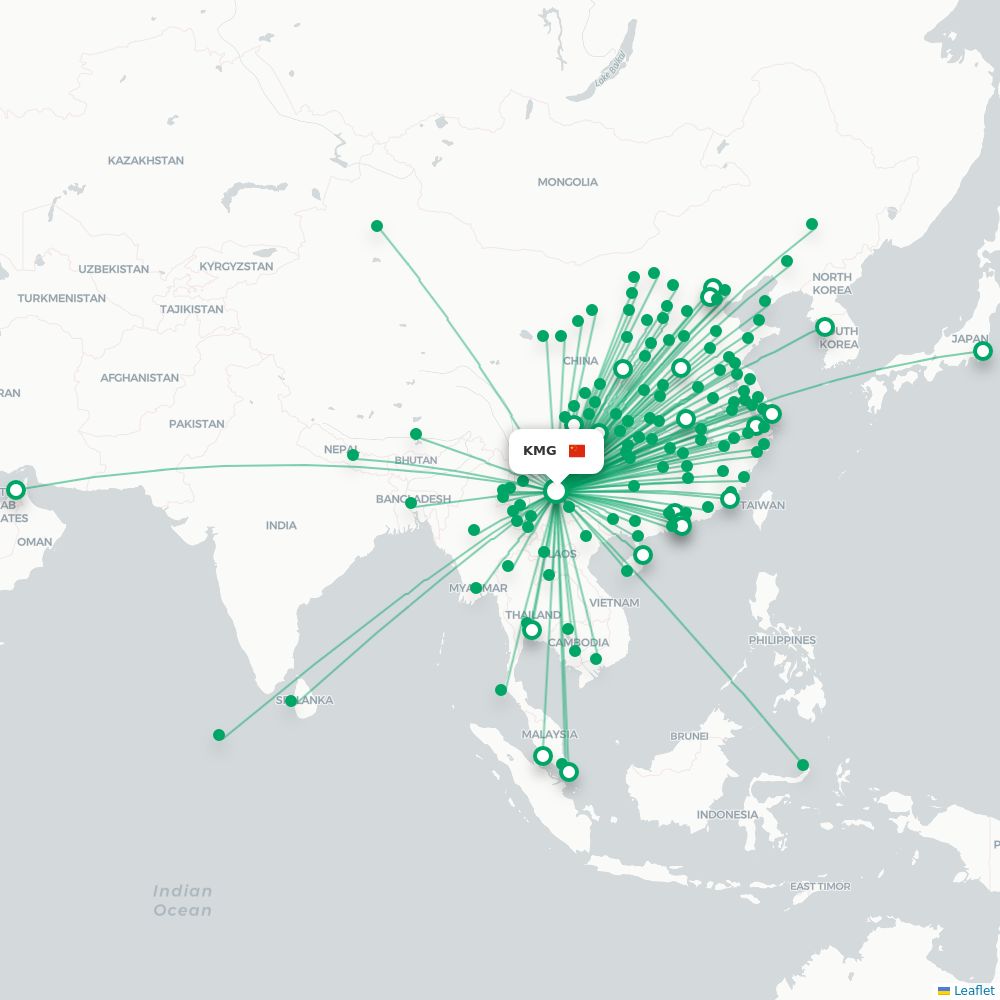 See all scheduled flight arrivals to Kunming Changshui (KMG) | eoob.com.au