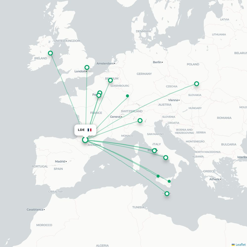 Vedi tutti gli arrivi programmati a Tarbes Ossun Lourdes (LDE) | eoob.it