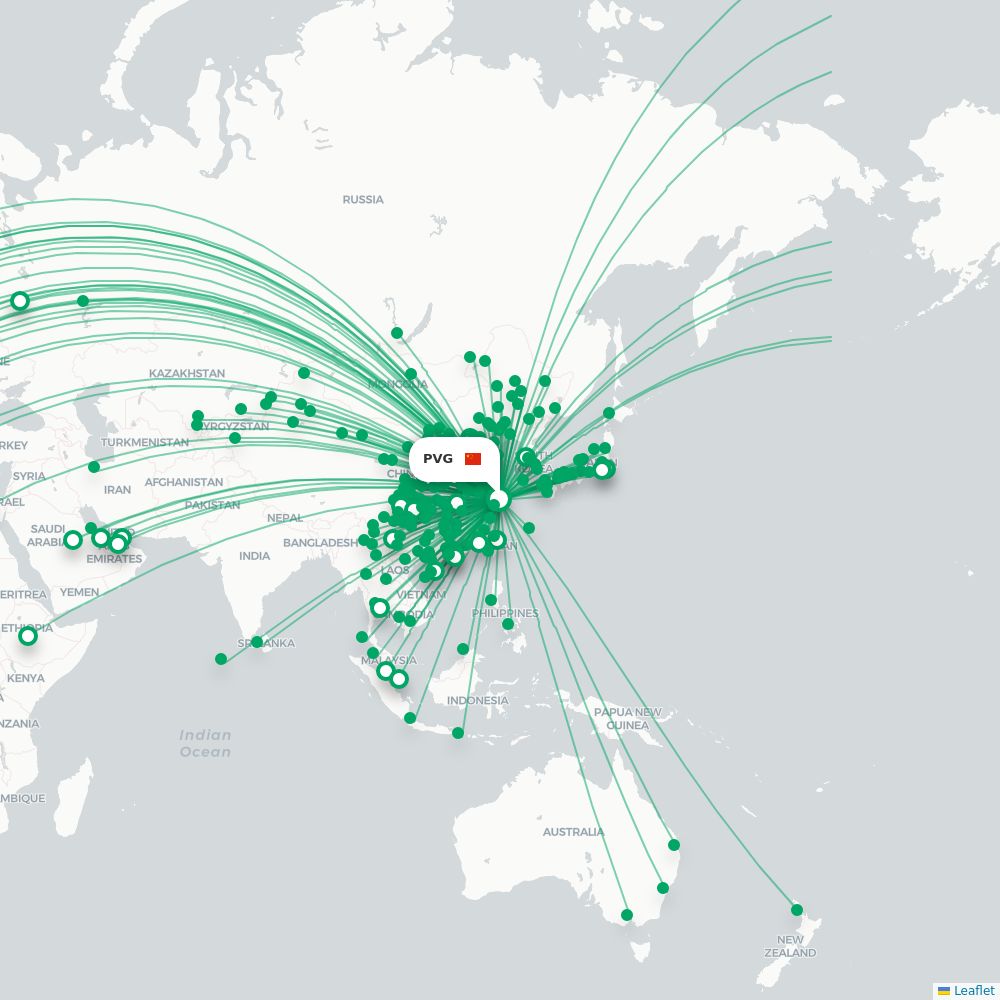 Shanghai (PVG) Airport information, flights & status information | eoob ...