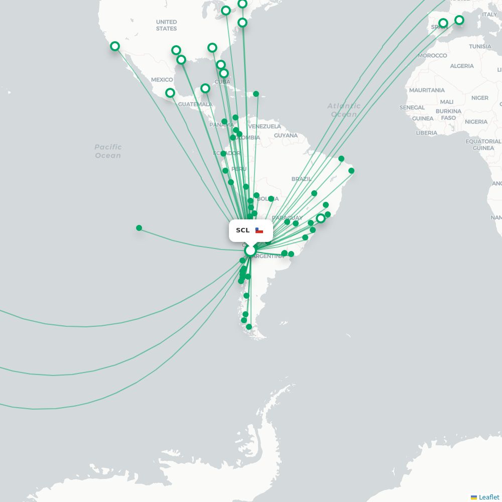 Santiago (SCL) Airport information, flights & status information | eoob ...