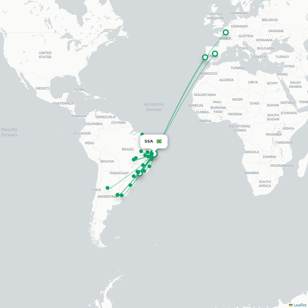Mapa del aeropuerto Salvador (SSA) | eoob.es