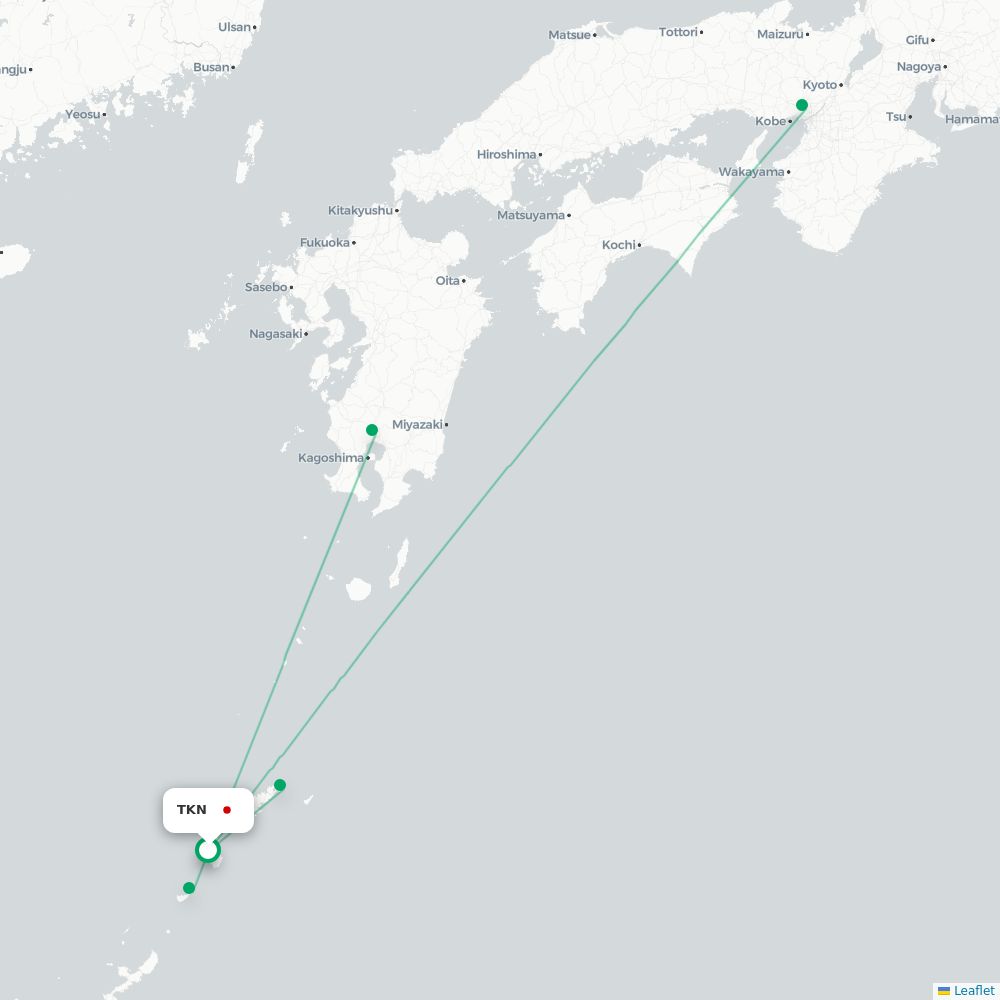 徳之島空港（TKN）到着便一覧 | eoob.jp
